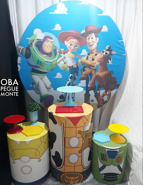 Kit Pegue e Monte Tema Toy Story - OBA Pegue e Monte